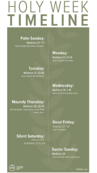 Holy Week Schedule | Hardin Baptist Church