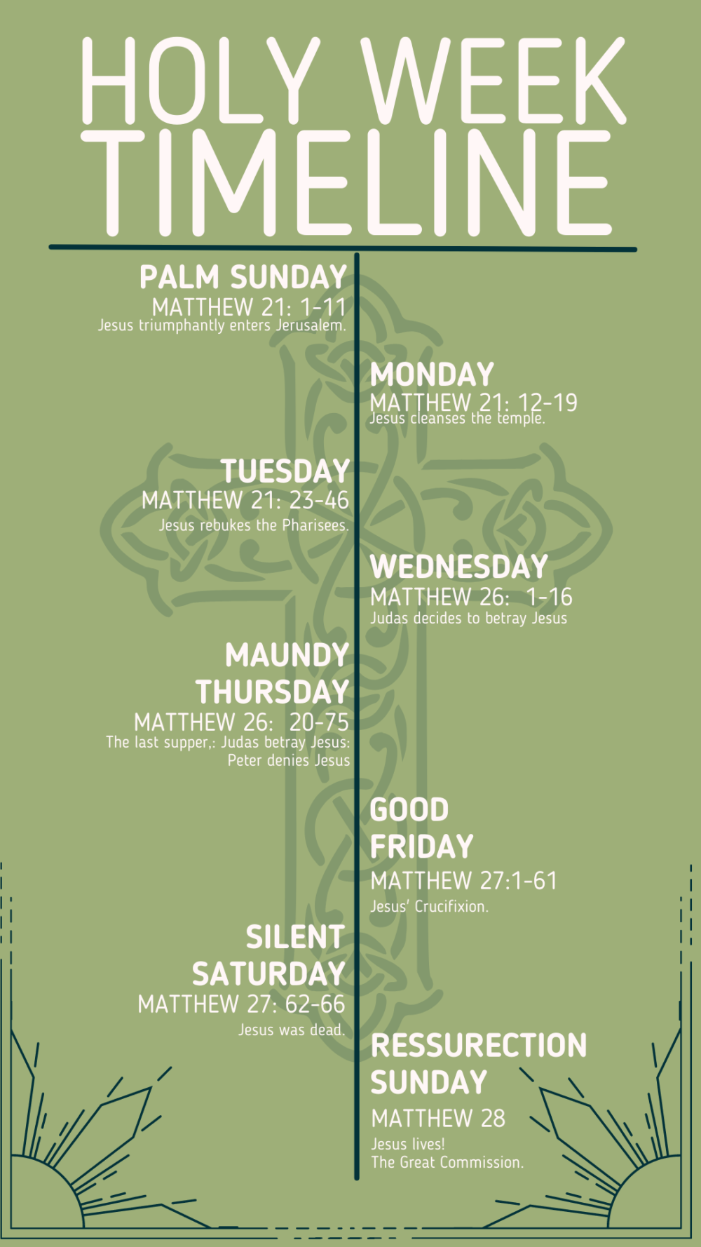 Holy Week Schedule | Hardin Baptist Church